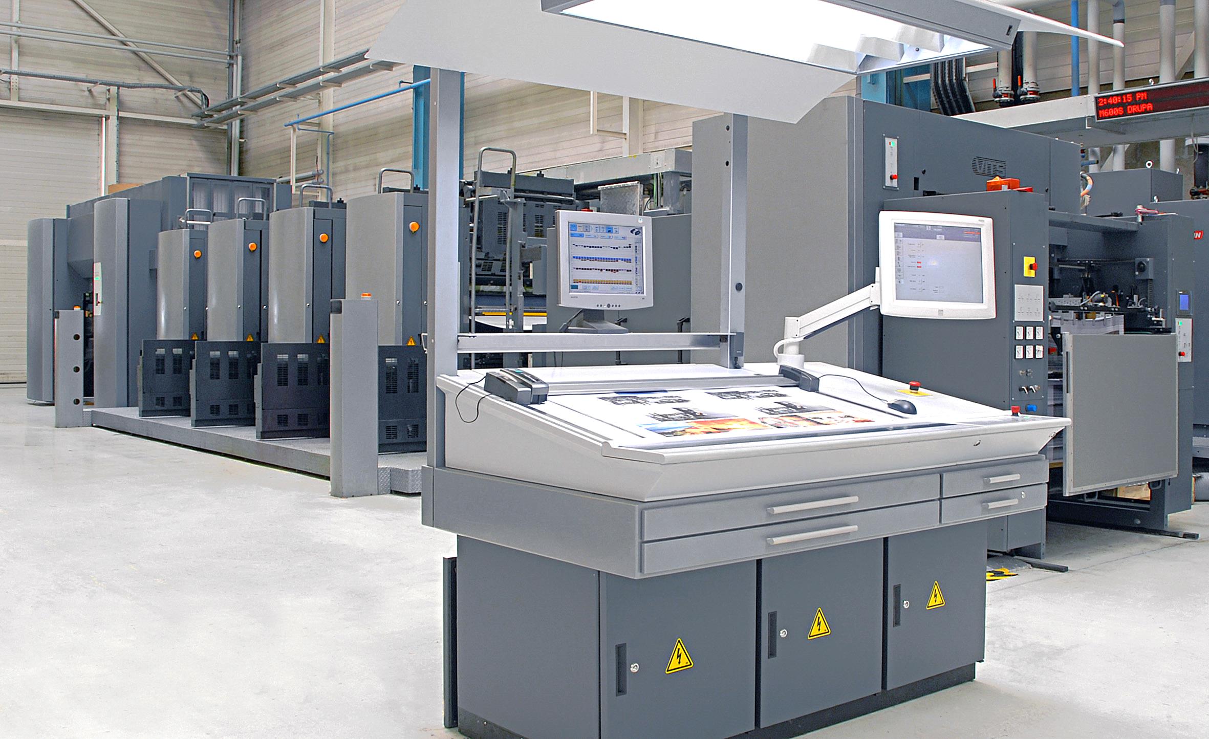 Q.I. PRESS CONTROLS EQUIPPED ALL GOSS M600 FOLIA PRESSES